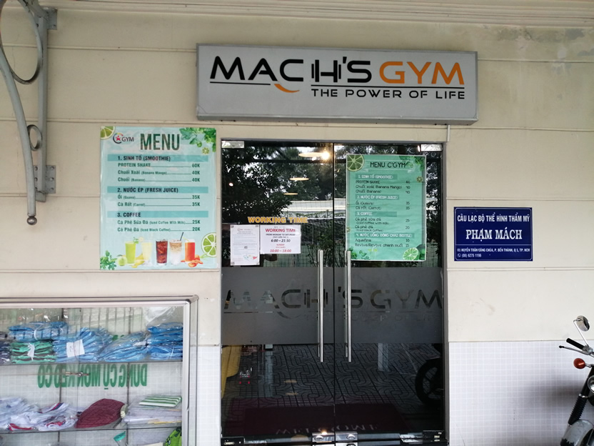 Mach's Gym Ho Chi Minh - Global Gym Bunny - Full Info Here!
